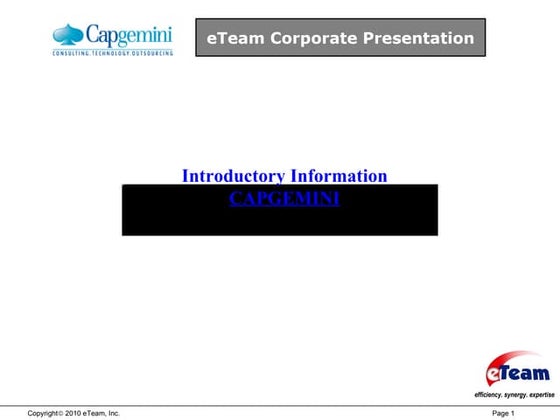 Capgemini | PDF