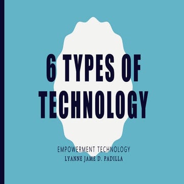 Types of Technology | PPTX