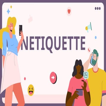 Online safety, security, ethics & etiquette | PPTX