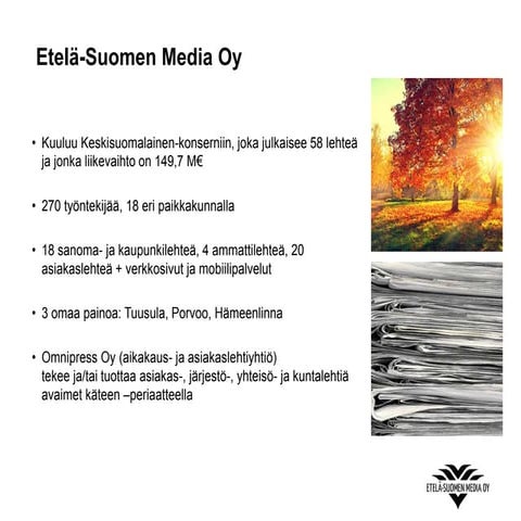 Etelä-Suomen Media Oy 2015 | PPT