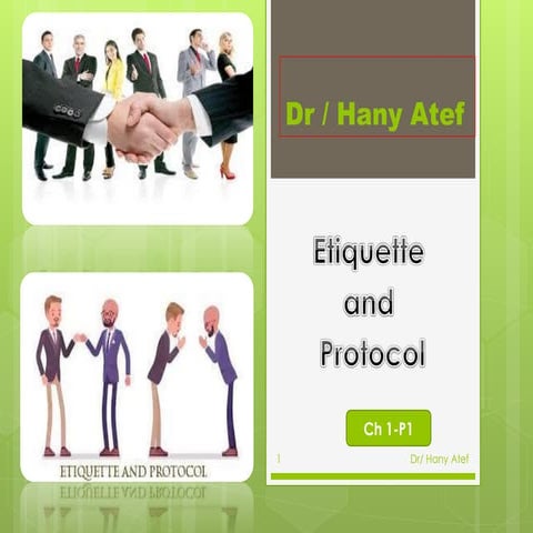Etiquette and Protocol ch 1 p1 | PDF