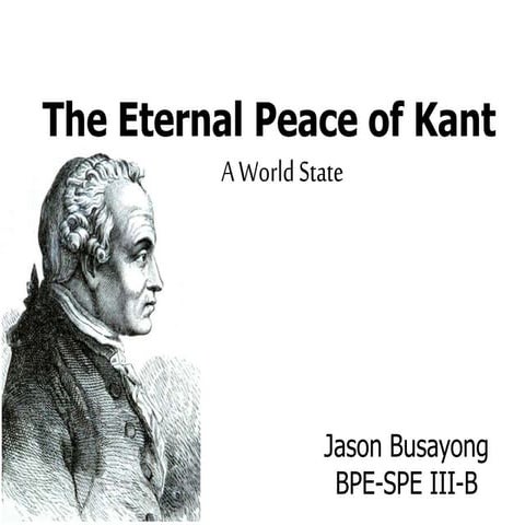 Eternal peace-of-kant | PPTX