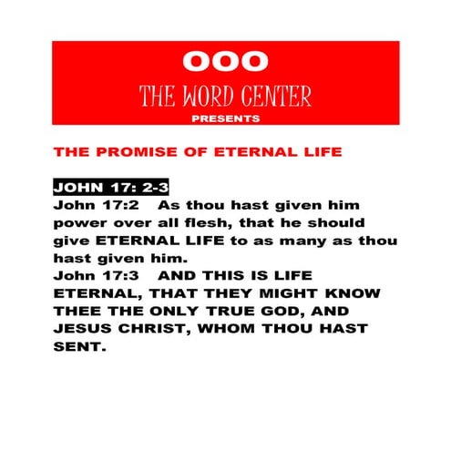 Eternal Life.ppt