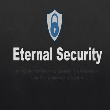 Eternal Security CHRISTIAN LESSON.pptx.pptx