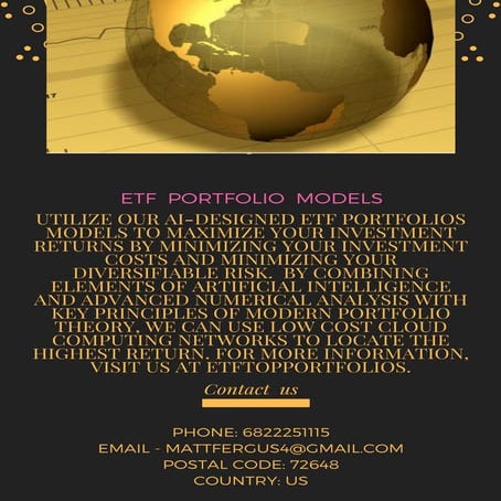 Etf portfolio models | PDF | Business | Business and Finance