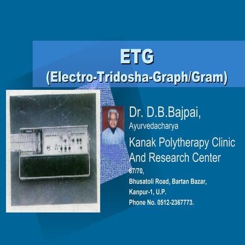 Etg Presentation Oldwala | PPT