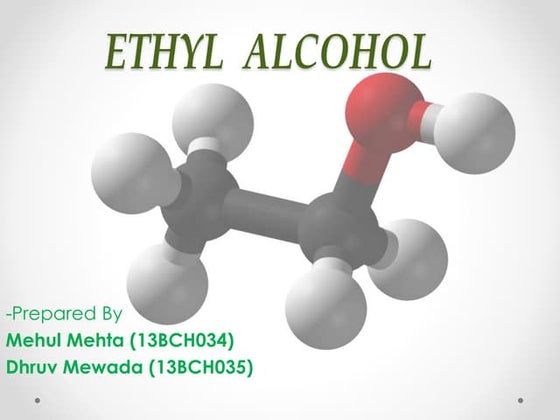 Production of alcohol | PPTX