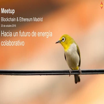 Ethereum Madrid - Blockchain for dummies | PPT