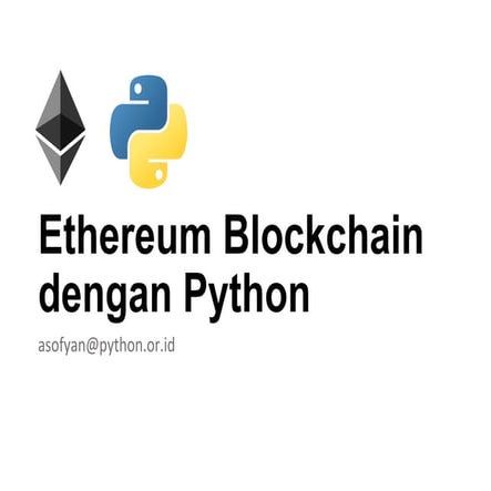 Mengenal Ethereum dengan Python | PDF