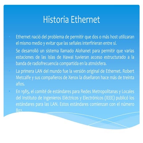 Ethernet | PPTX | Computer Networking | Computing