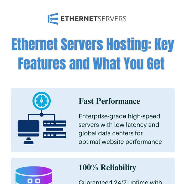 Ethernet Servers Hosting: Explore Features | PDF