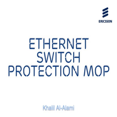 Ethernet switch protection mop | PPT