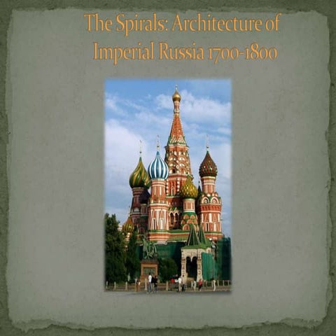 Architecture Imperial Russia | PPT