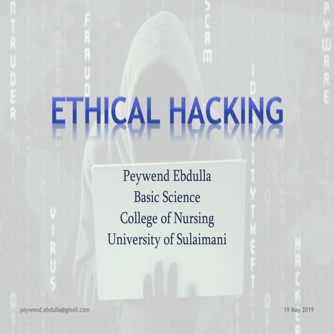 Ethical hacking | PPTX