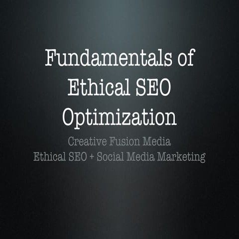 Search Engine Optimization Tutorial