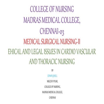 ETHICAL AND LEGAL ISSUES IN CARDIOVASCULAR AND THORACIC NURSING.pptx