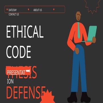 Template Ethical Code Thesis Defense.pptx