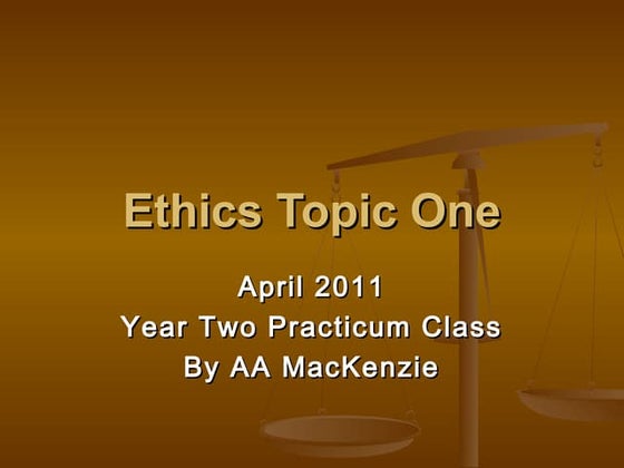 Ethics in counselling | PPTX