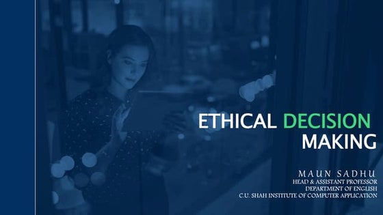 Ethical decision making (corey et al) | PDF