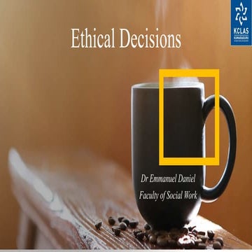 Ethical Decisions | PPTX