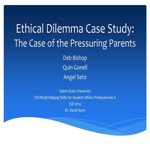 Ethical dilemma case_study | PPTX
