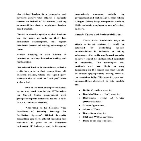 Ethical Hacking Pdf 