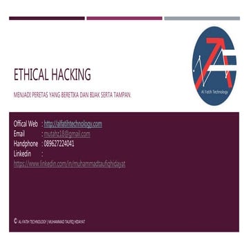 Ethical hacking | PPT