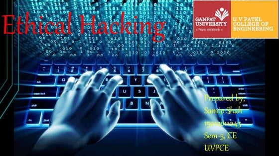 Ethical Hacking Powerpoint | PPT | Information and Network Security | Computing