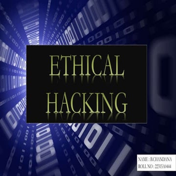 Ethical Hacking Pptx
