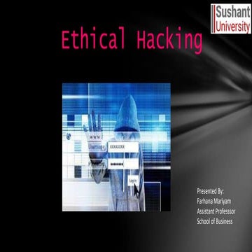 Ethical hacking for Business or Management.pptx | Free Download
