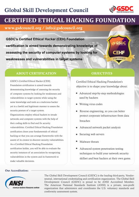 Ethical Hacking Certificate