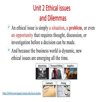 Lecture no 12.pptx ethical issues in business | PPTX
