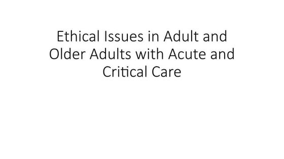 Ethical dilemmas presentation | PPT | Surgery | Medical Health