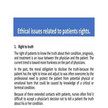 Ethical issues related to patients rights.pptx