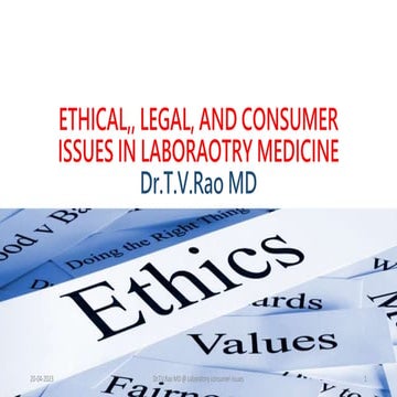 ETHICAL, LEGAL AND CONSUMER ISSUES IN LABORAOTRY - Copy.pptx