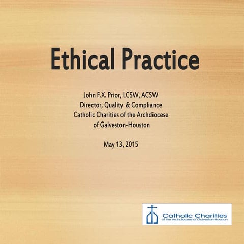 Code of Ethics and Professional Conduct | PDF