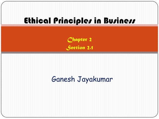Business ethics | PDF