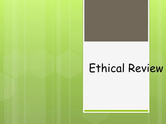 Institutional ethics committee : Roles and Responsibilities | PPTX ...