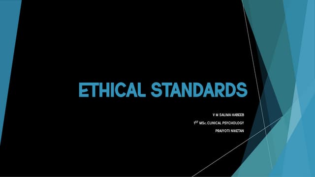 Bps code of ethics | PDF