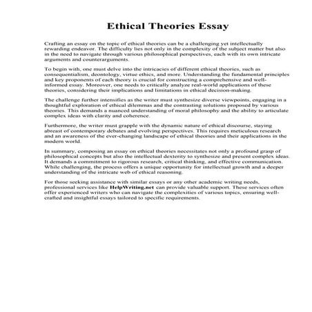 Ethical Theories Essay.pdf