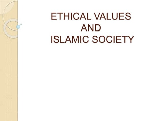 Introduction to Islamic Ethics Lecture 4.pptx | Islam | Religion ...