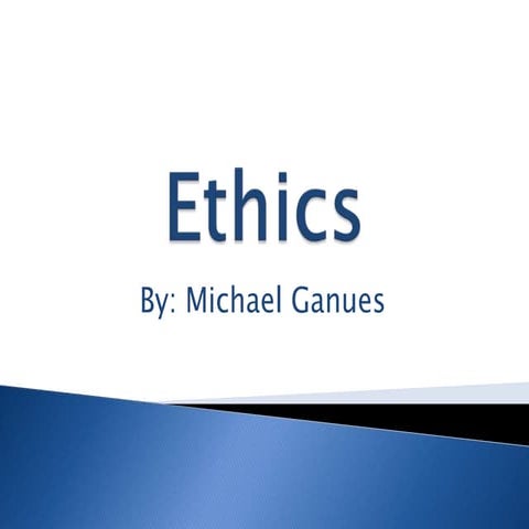 Ethics | PPTX