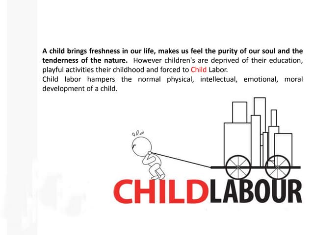 CLASS 12 ENGLISH PROJECT ON CHILD LABOUR | PDF