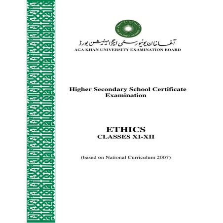 Ethics course outline aku eb | PDF