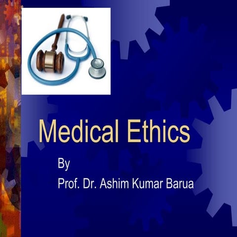 Medical ethics | PPTX