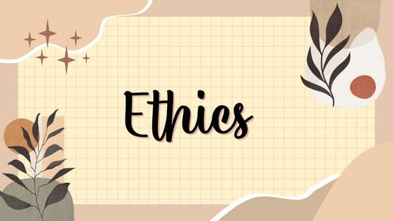 The four ethical principles | PPTX