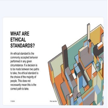 ethics ethical standard, moral and nonmoral standard | PPT