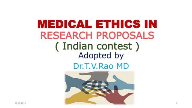 Ethics in Medical Research | PPTX