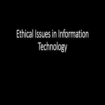 Introduction to Ethics Principles in the Digital Era | PPTX