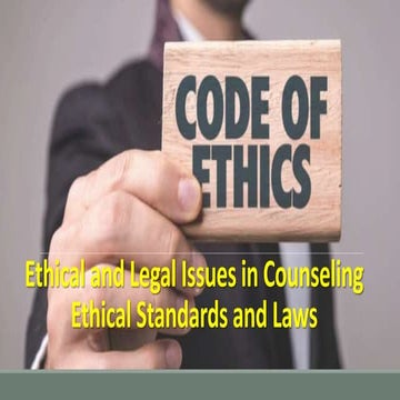 Ethics code | PPTX